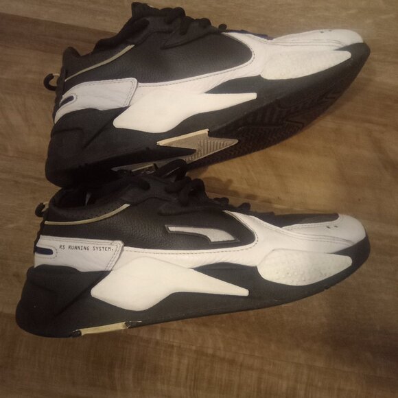 Puma | Shoes | Puma Rs Running System Tennis Black And White Mens ...